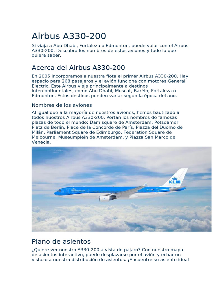 Airbus A 330 200 | PDF