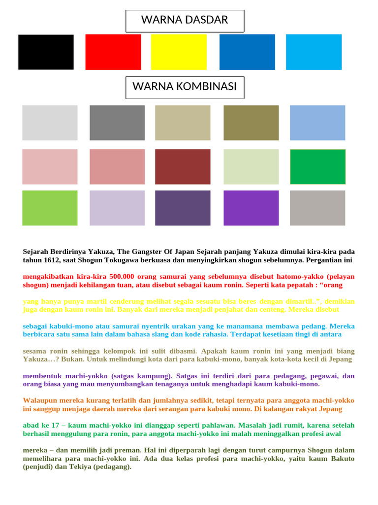 Test Warna Print | PDF