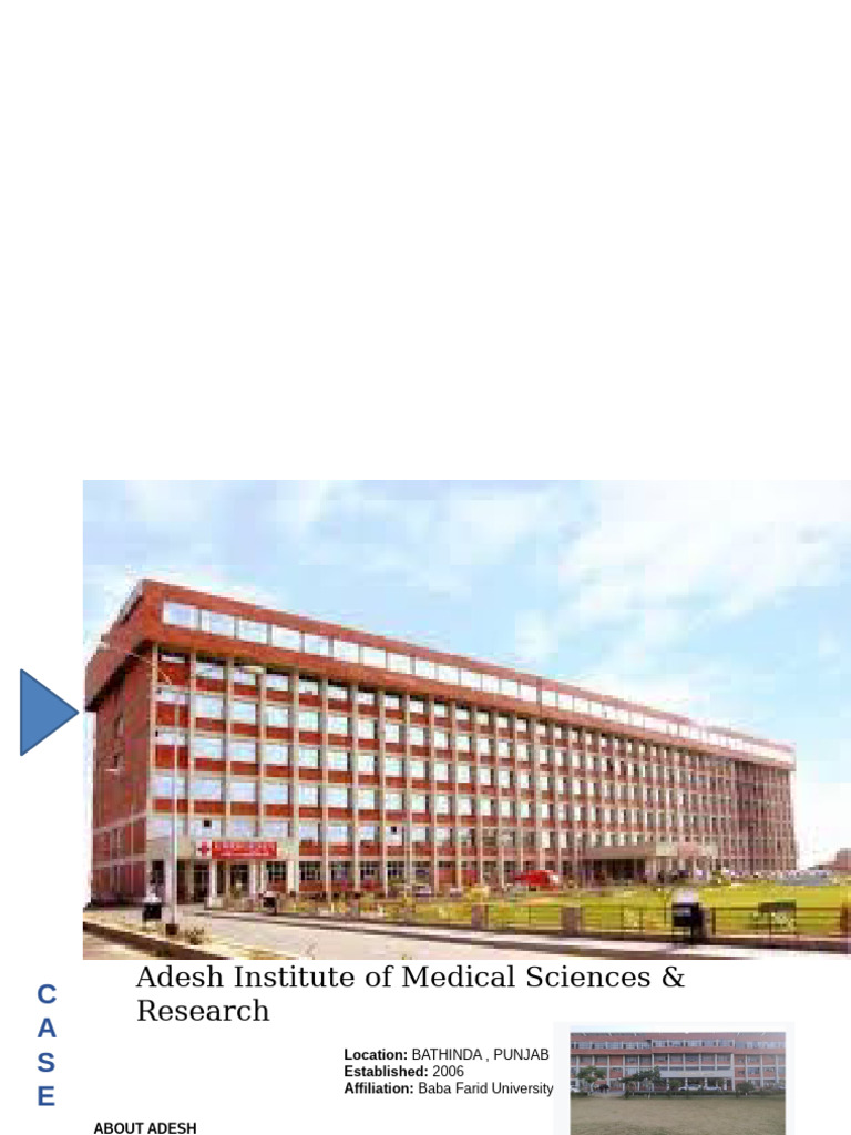 Adesh Hospital Case Study 7TH Sem. | PDF