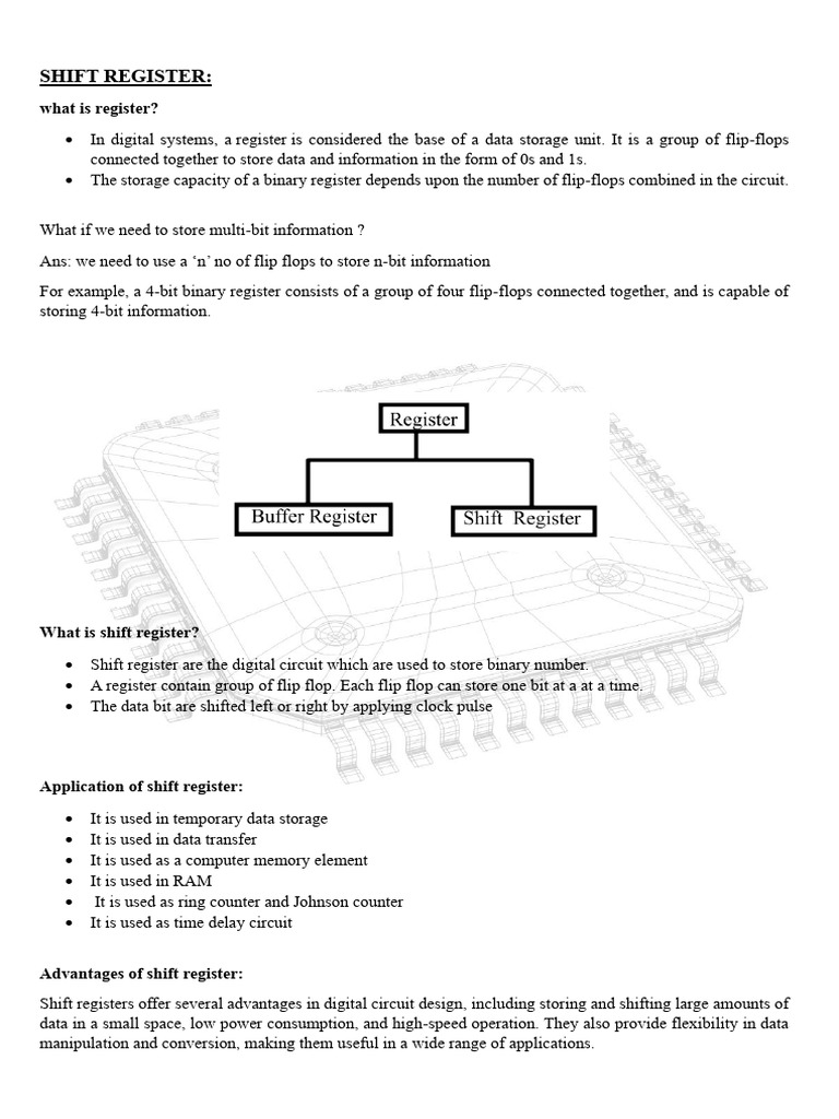 Shift Register | PDF