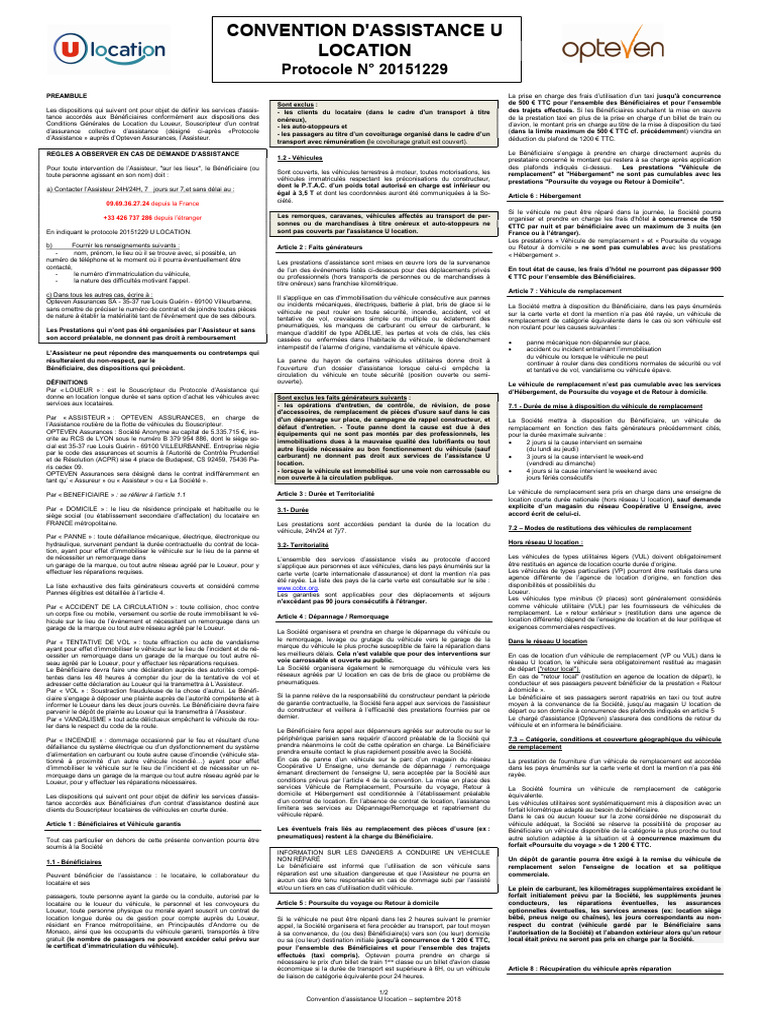 Location U - Convention Assistance | PDF