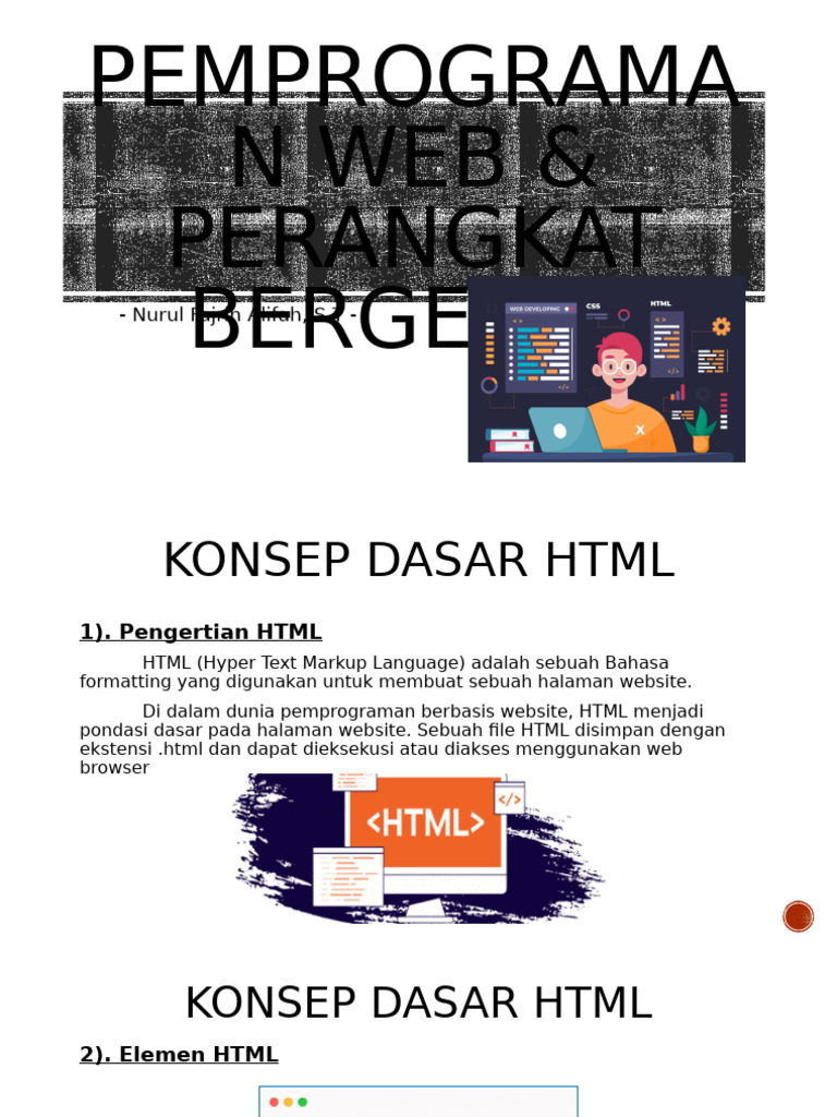 3 1 - 2 Pemprograman Web - HTML | PDF