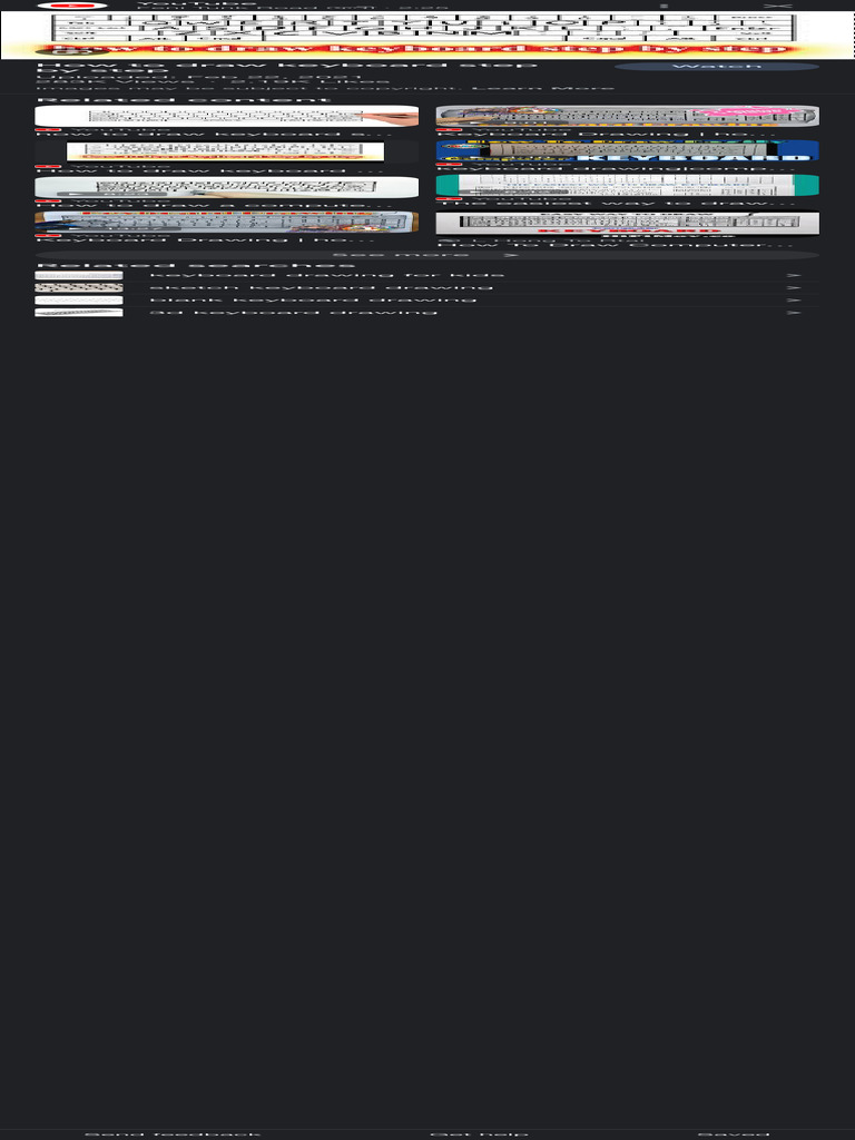 Pencil Keyboard Drawing With Color - Google Search | PDF