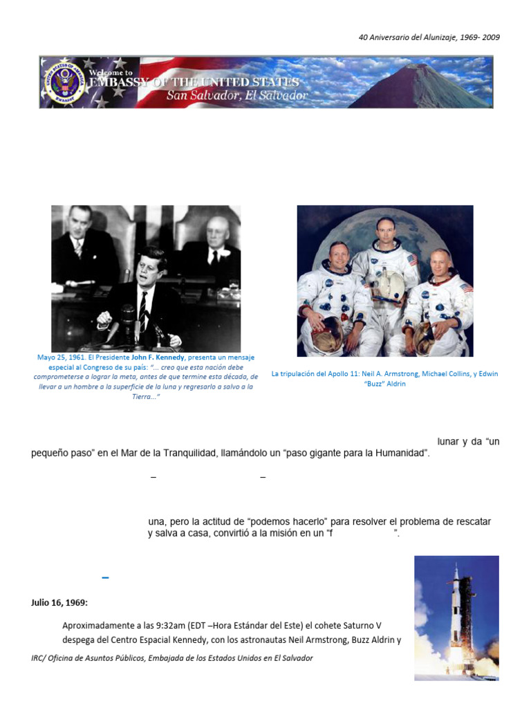 Apollo11 Una Odisea Lunar | PDF