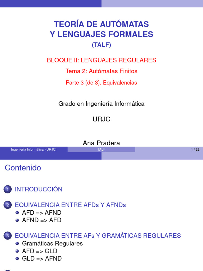 Tema2-3-TALF-web | PDF