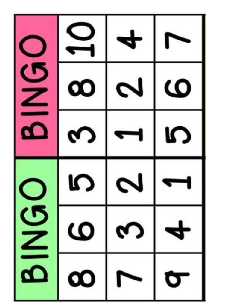 Bingo Dos Números | PDF