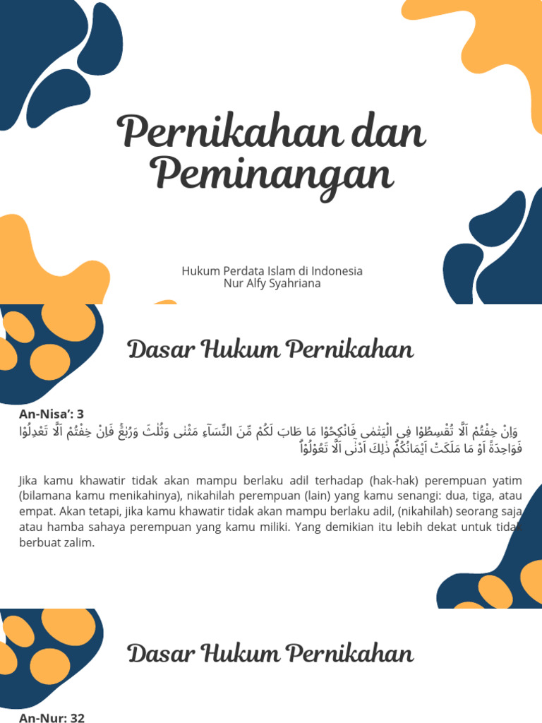 Pernikahan Dan Peminangan - Compressed | PDF