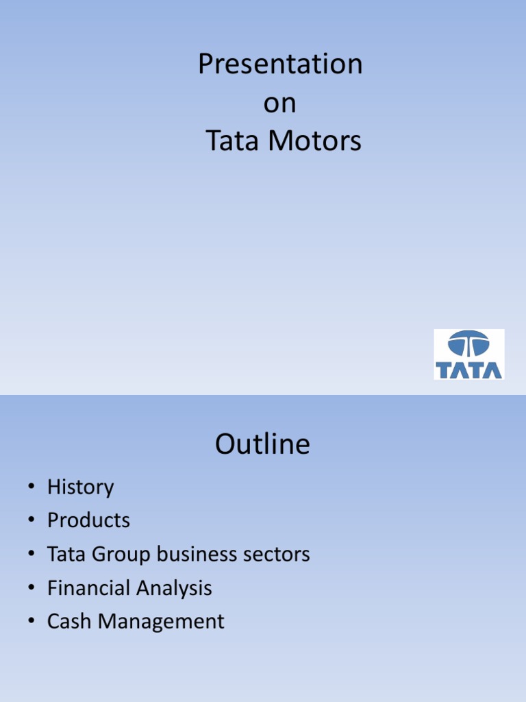 Tata Motors Company Overview and History | PDF