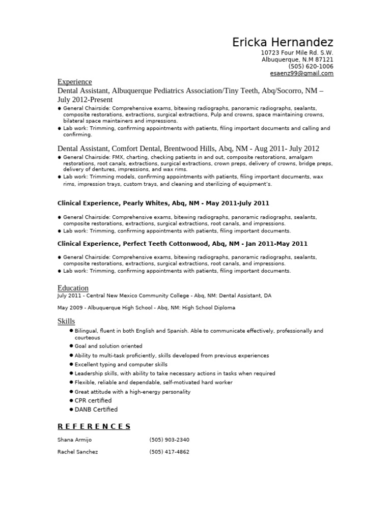 Ericka Resume | PDF
