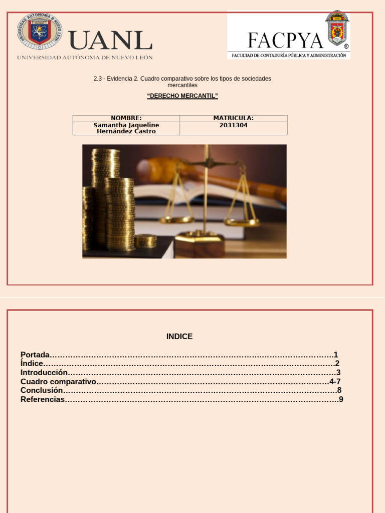 2.3 Cuadro Comparativo - SJHC | PDF