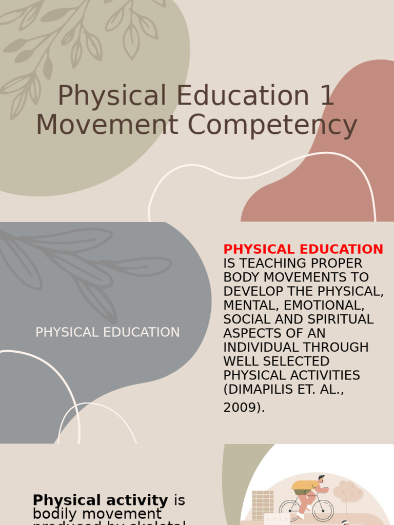 Physical Education 1 WEEK 1 | PDF