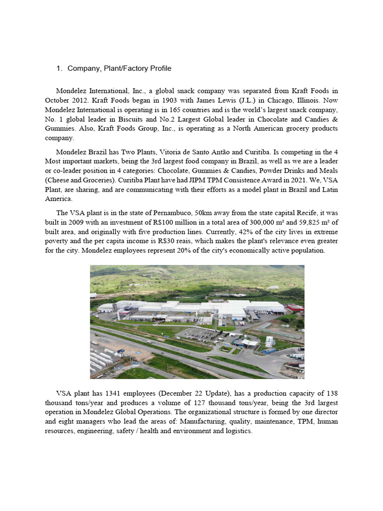 Mondelez Company Profile Analysis | PDF