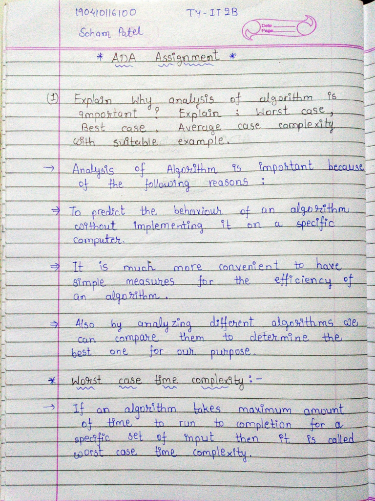 100 ADA-Assignment | PDF