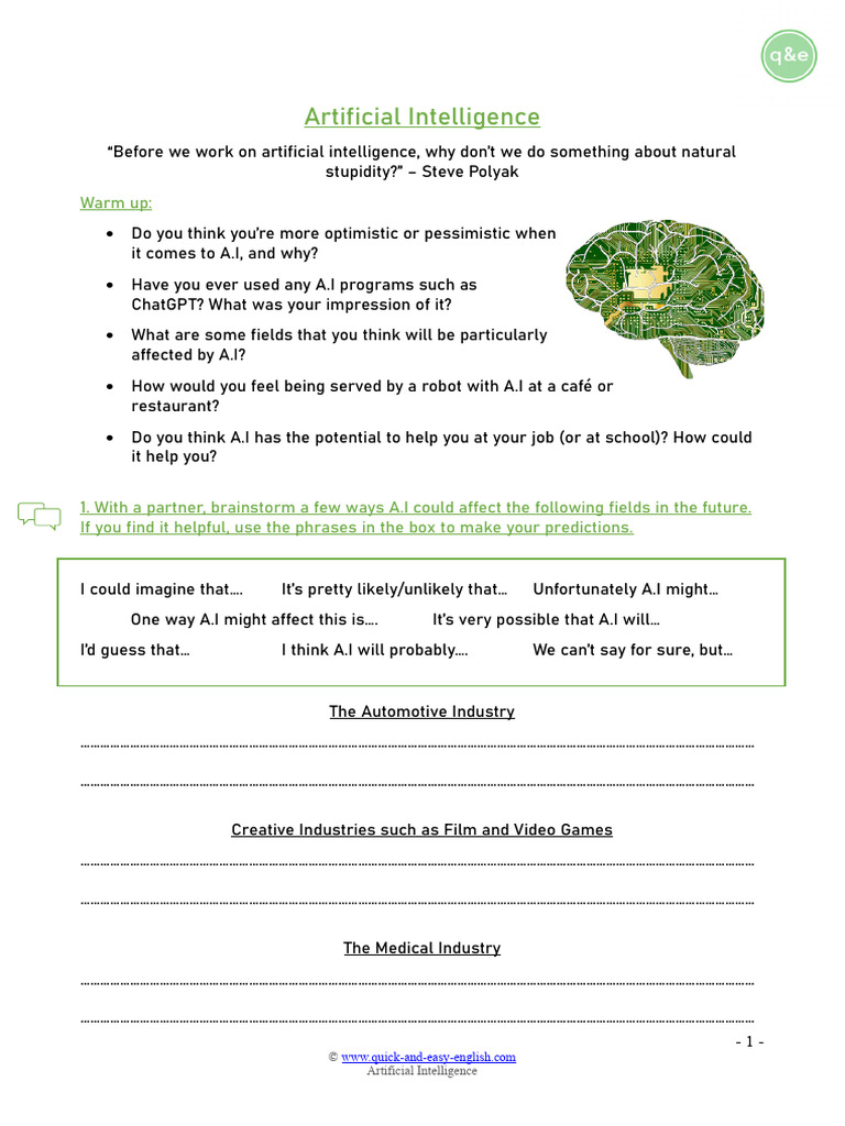 Artificial Intelligence B2 SV | PDF | Artificial Intelligence | Games ...