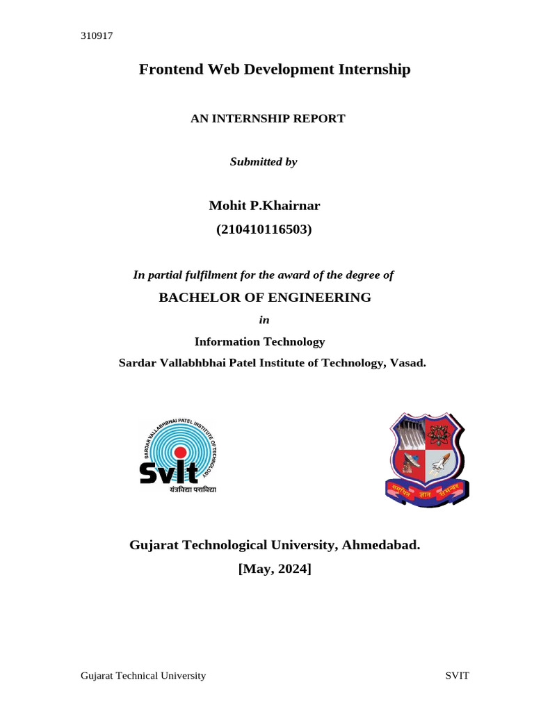Internship-Report | PDF