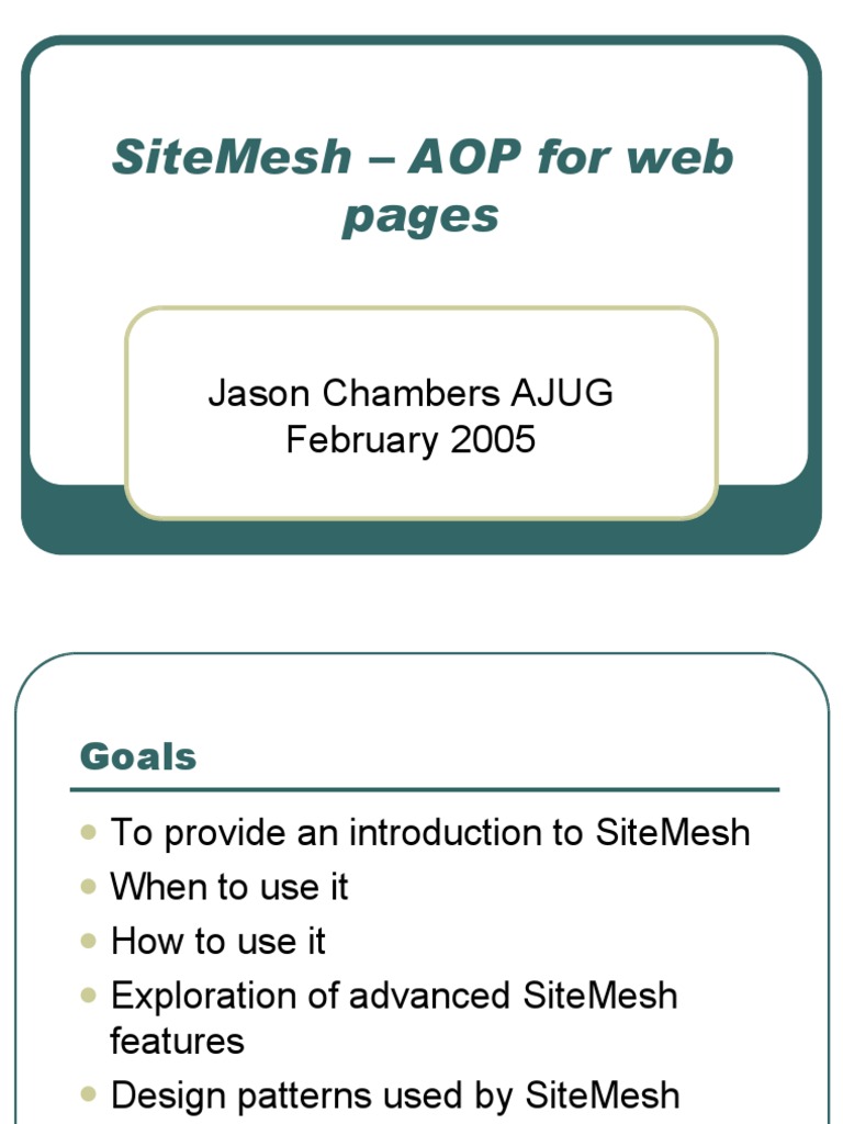 Ajug Sitemesh | PDF | Java Server Pages | Html