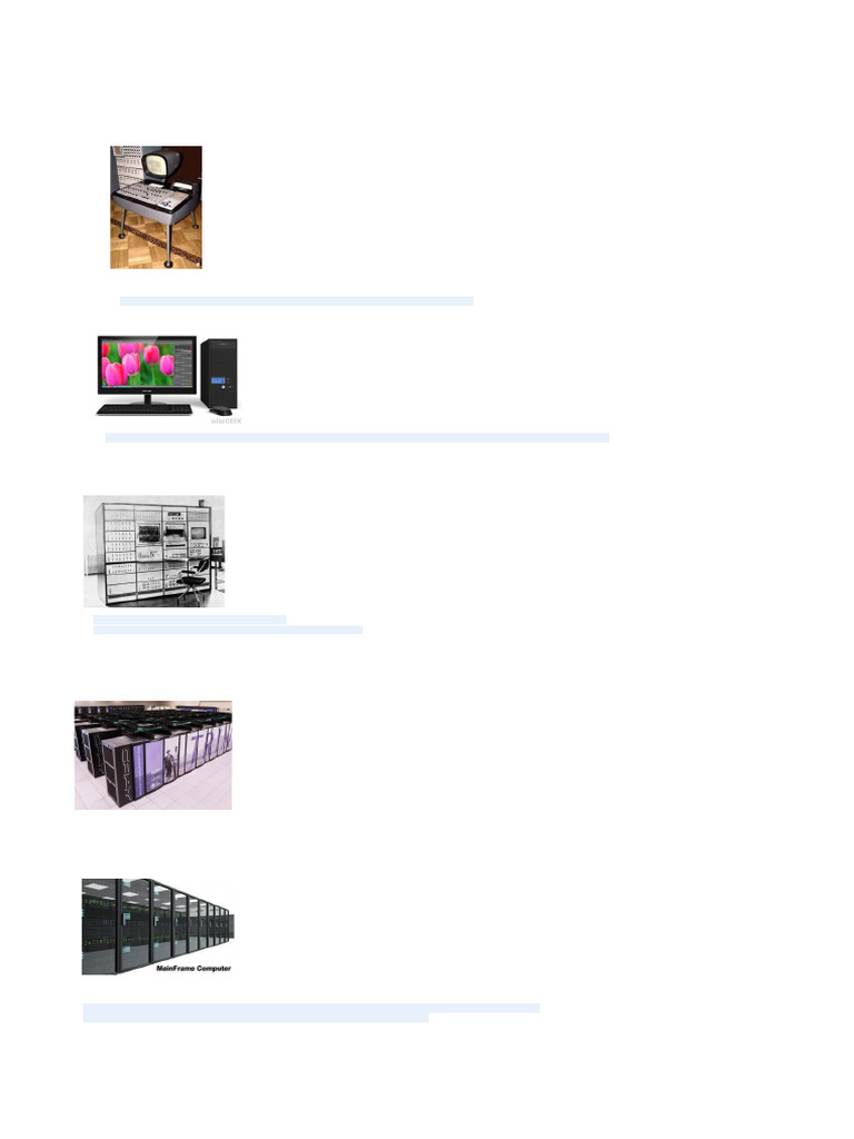Types of Computer | PDF