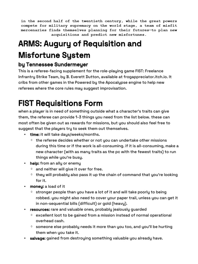 ARMS | PDF