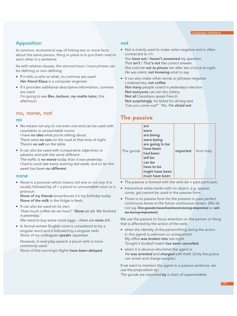 Reported Speech - Language Reference | PDF