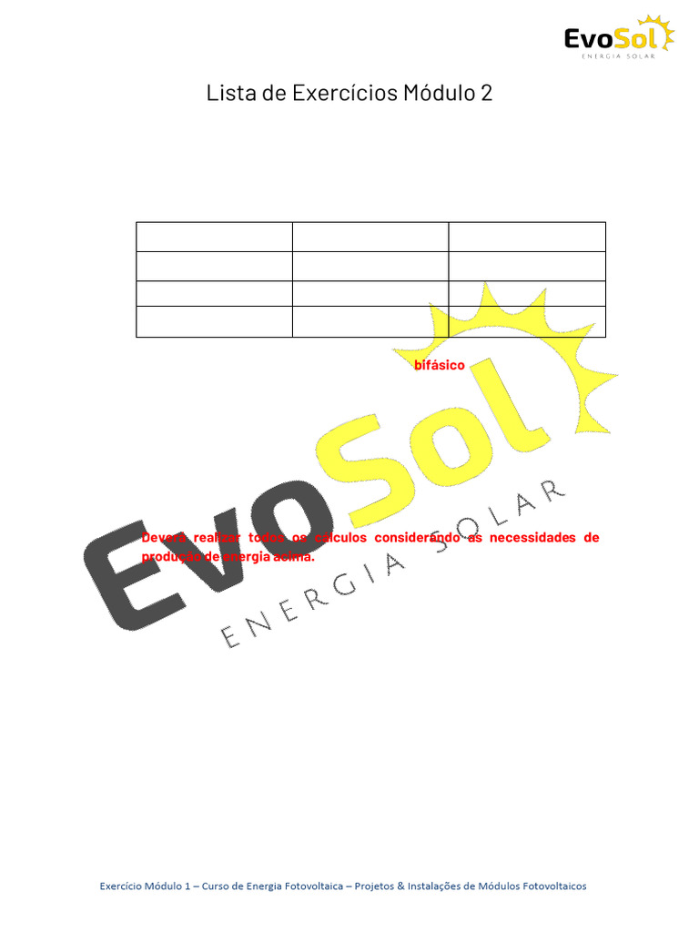 1.1 Exercícios Módulo 2 PDF | PDF