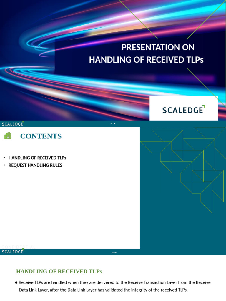 Handling of Received Tlps | PDF