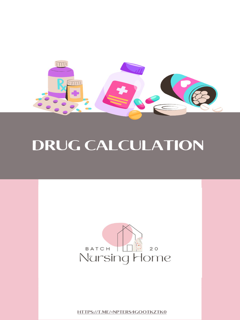Drug Calculation. | PDF