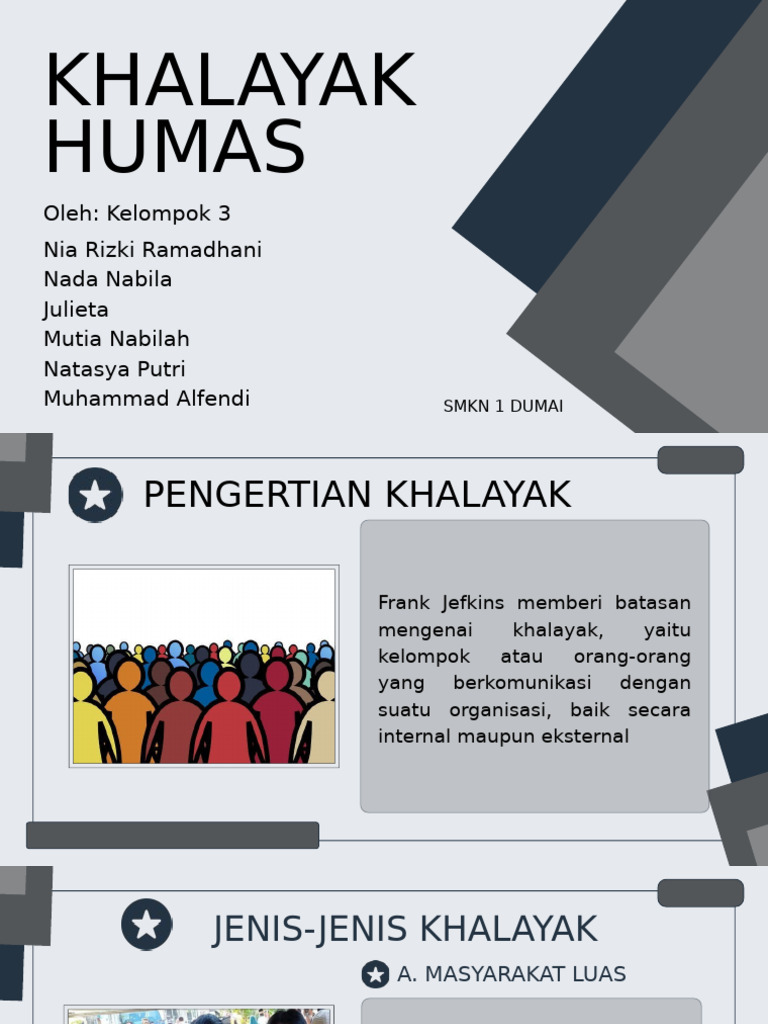 Khalayak Humas Kel.3 | PDF