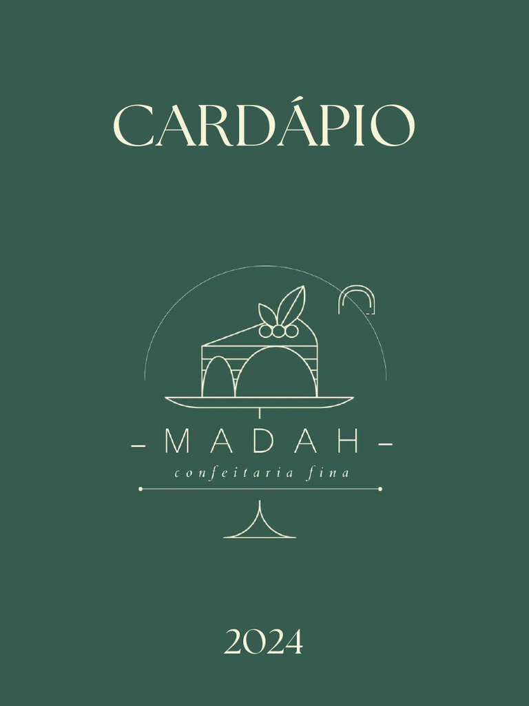 Cardápio Madah 2024 | PDF