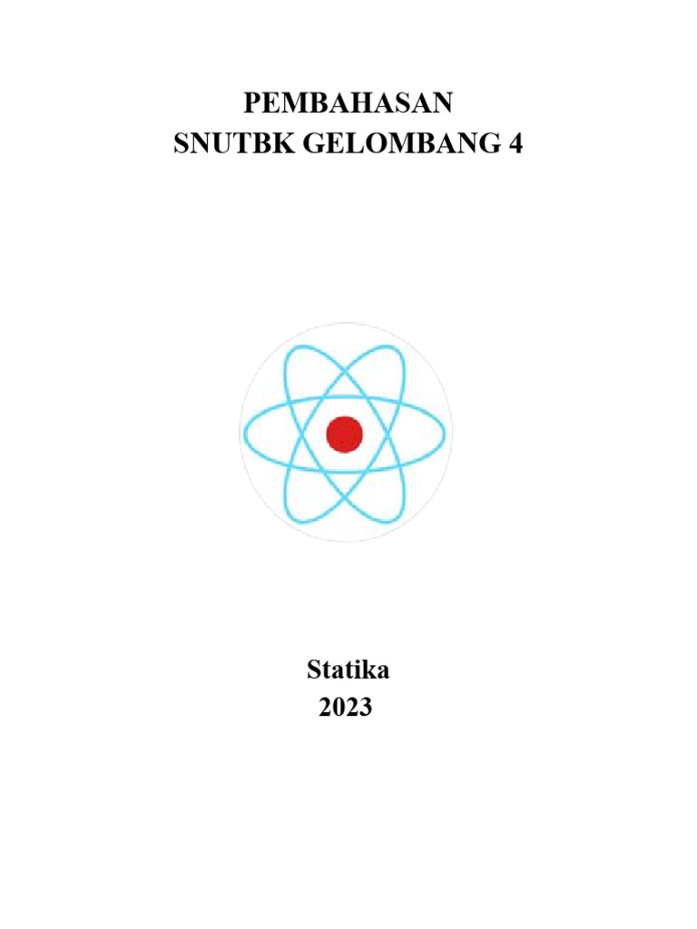 PEMBAHASAN SNUTBK 4 - Statika | PDF