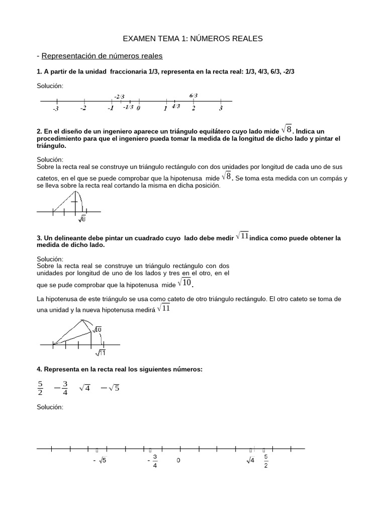 Ejercicios Numeros Reales 4c2bab | PDF
