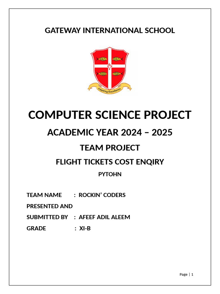 Term Project CSC | PDF
