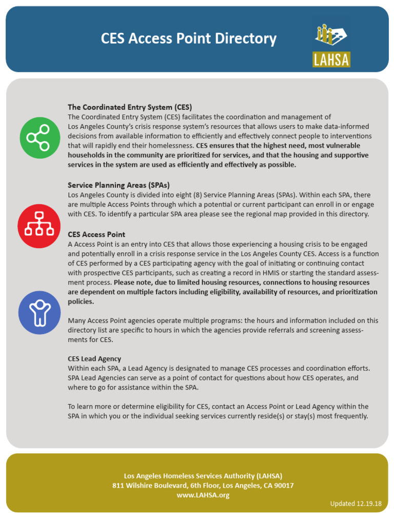 CES Access Point Briefing | PDF