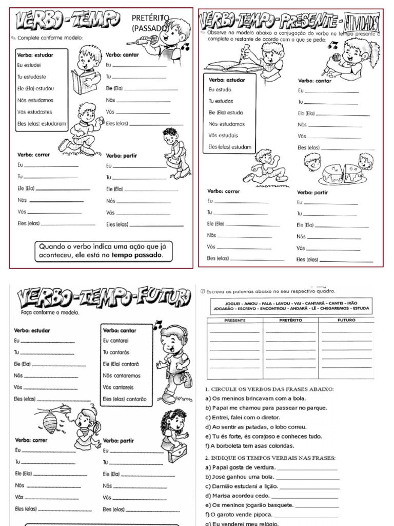 Verbos Passado Presente E Futuro Pdf