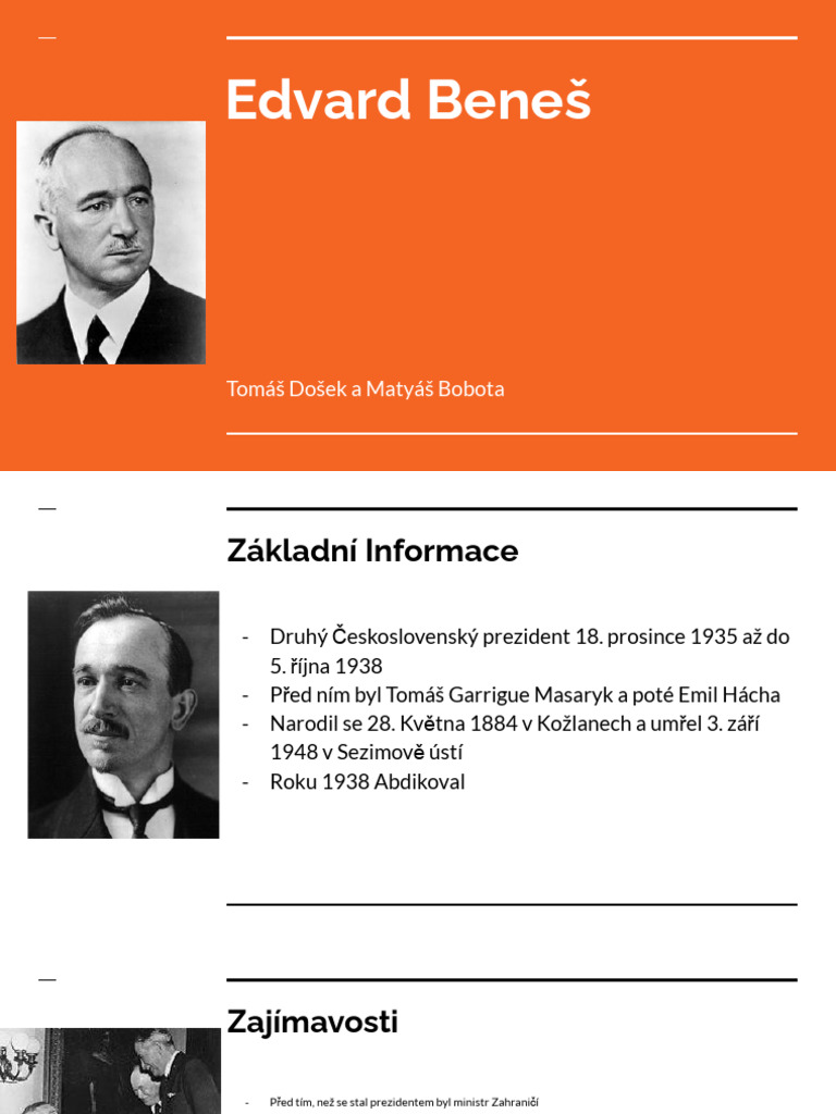Edvard Beneš | PDF