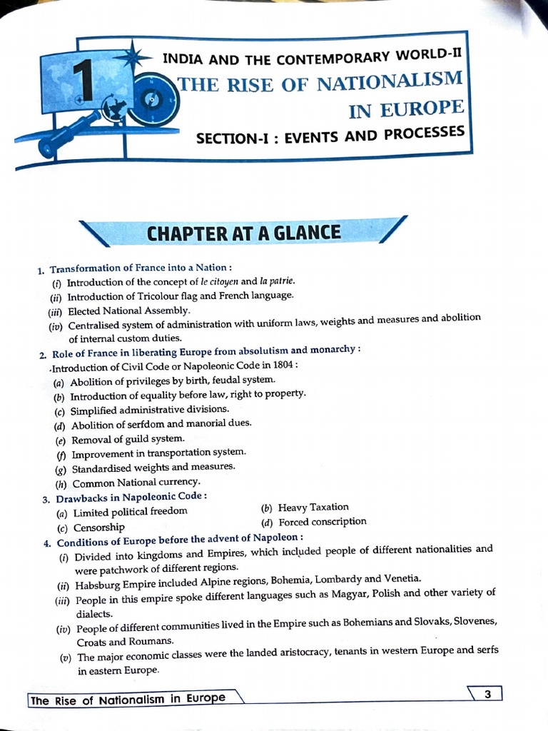 CH 1 The Rise of Nationalism in Europe U - Like | PDF | Political ...