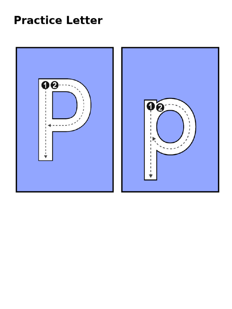 Letter PP Activity | PDF