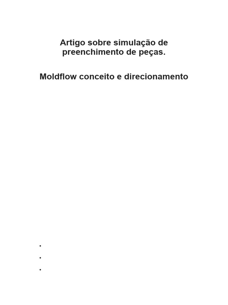 Moldflow | PDF