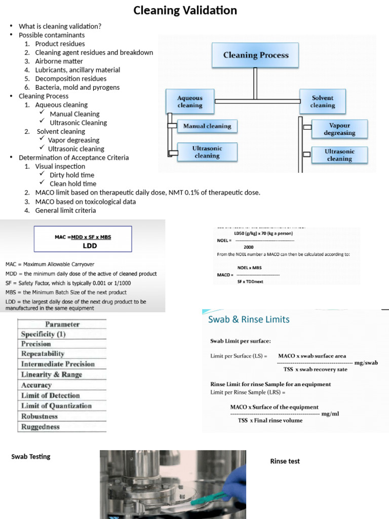 Cleaning validation | PDF