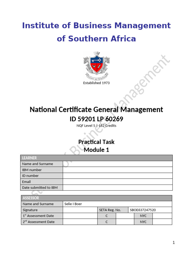 Module 1 Practical Assignment | PDF