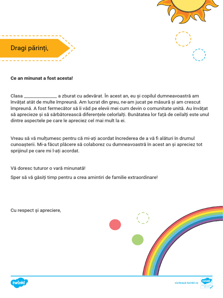 Ro1 T 1682772998 Scrisoare de Final de An Scolar Pentru Parinti Model ...