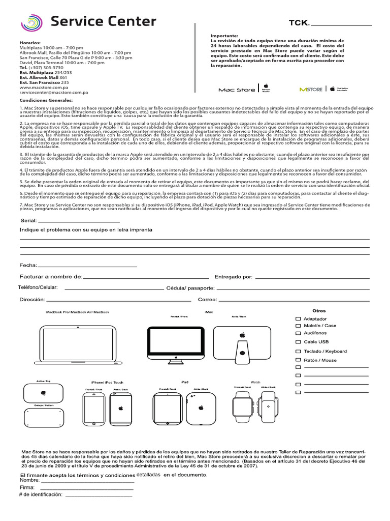 Formulario de Entrada | PDF | Ios | Tecnología