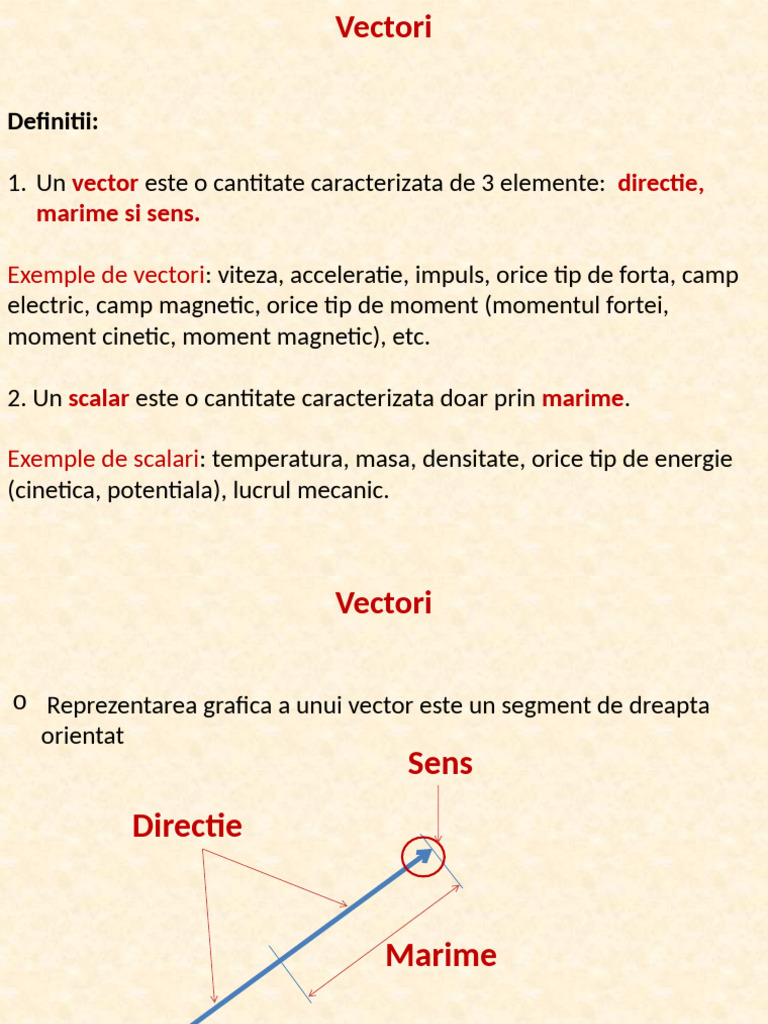 Vectori CL 8 | PDF