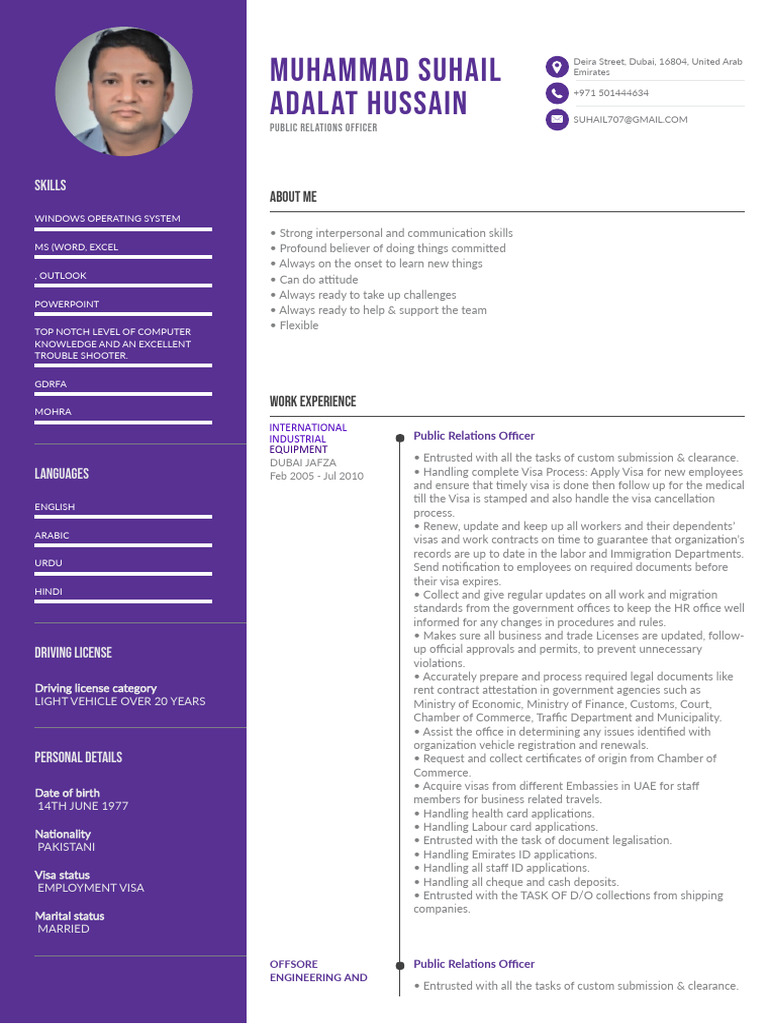 Resume 2021 | PDF