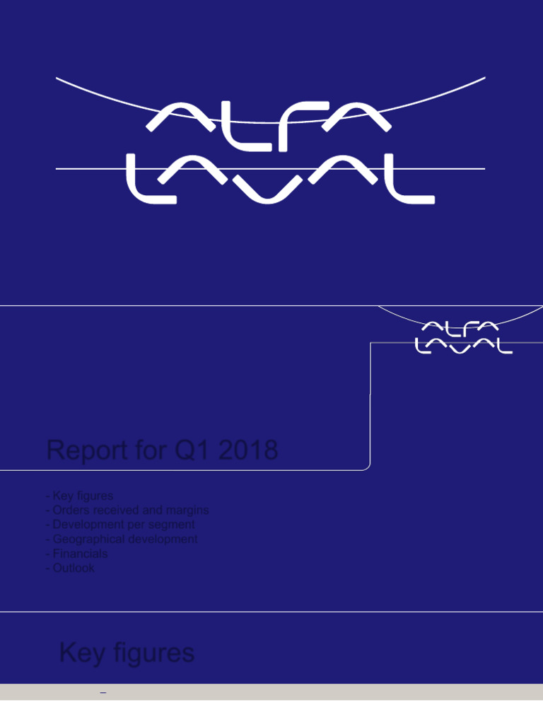 Presentation Q1 2018 (Alfa Laval) | PDF