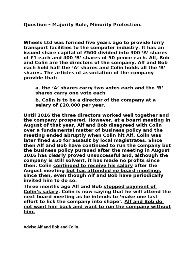 New S 994 and Exclusion From Management | PDF