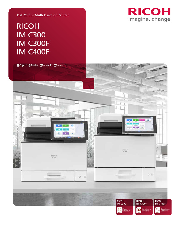 Brochure_Color_IM C300_C300F_C400F_Final_EN | PDF