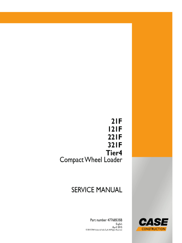 Sm-Case 21f, 121f, 221f, 321f Tier 4 Compact | PDF