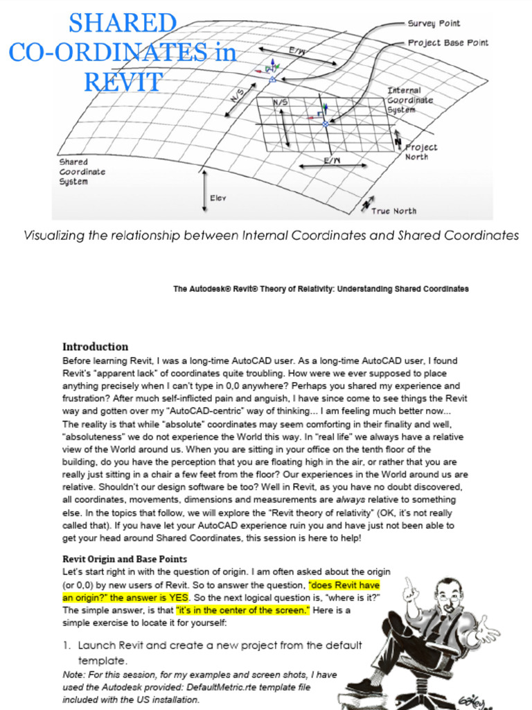 Revit Shared Coordinates | PDF