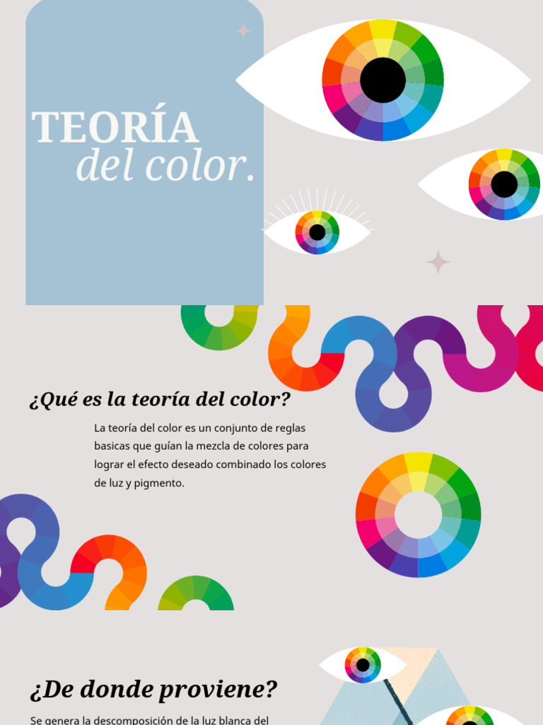 Teoría Del Color y Espectro Visual. | PDF