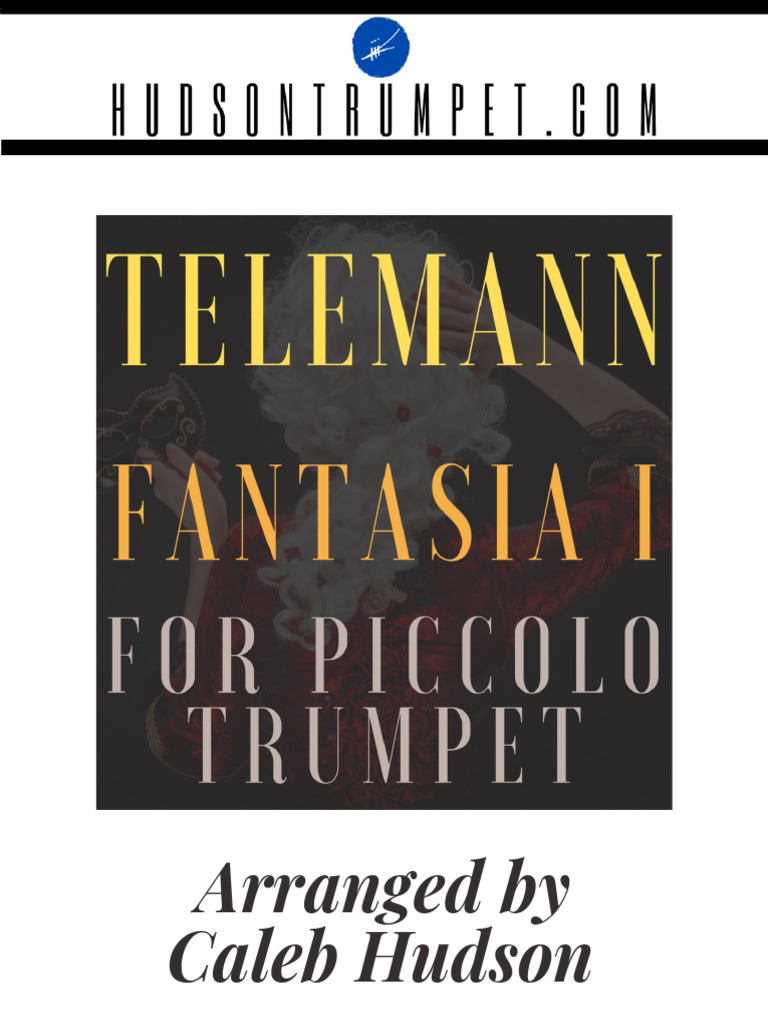 Telemann Fantasia I - Full Score - Cover1 | PDF